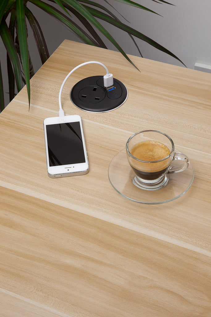 Punto - Powered Desk Grommet | Desktop Power