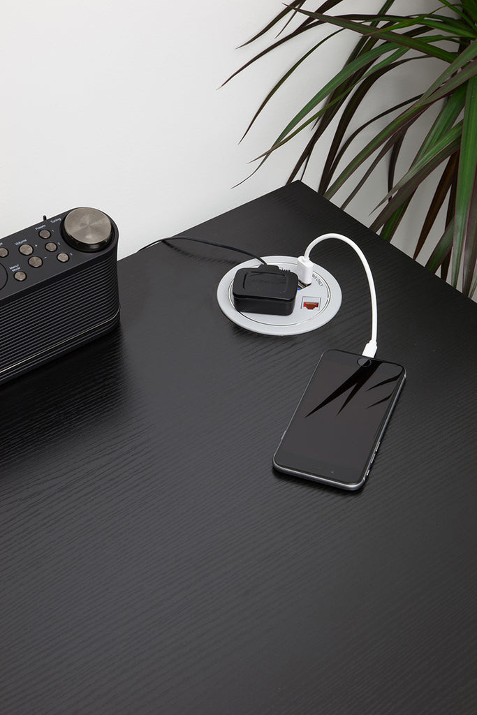 Punto - Powered Desk Grommet | Desktop Power
